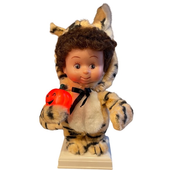 Vintage | Other | Vintage Santas Best Halloween Tiger Boy Animatronic ...